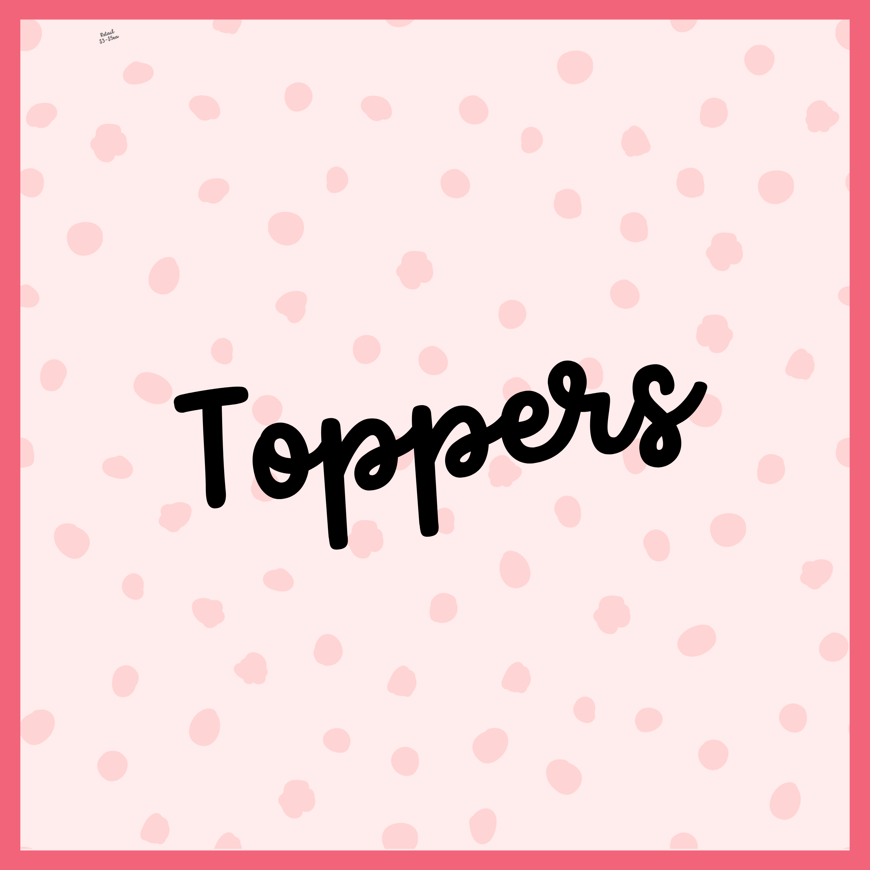 Toppers – Cutz Vinyl and Craft Supplies